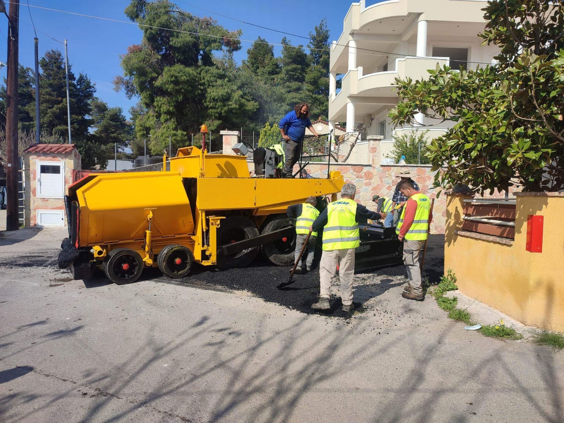 Ασφαλτόστρωση 16 οδών στον Μύτικα | Δήμος Χαλκιδέων
